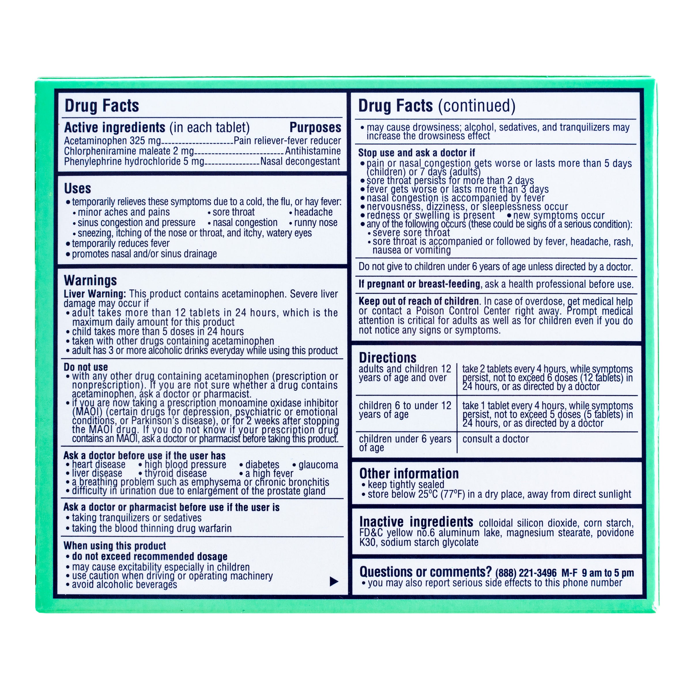 Fortune Coltalin Medicine | Cold Tablets for Treatment