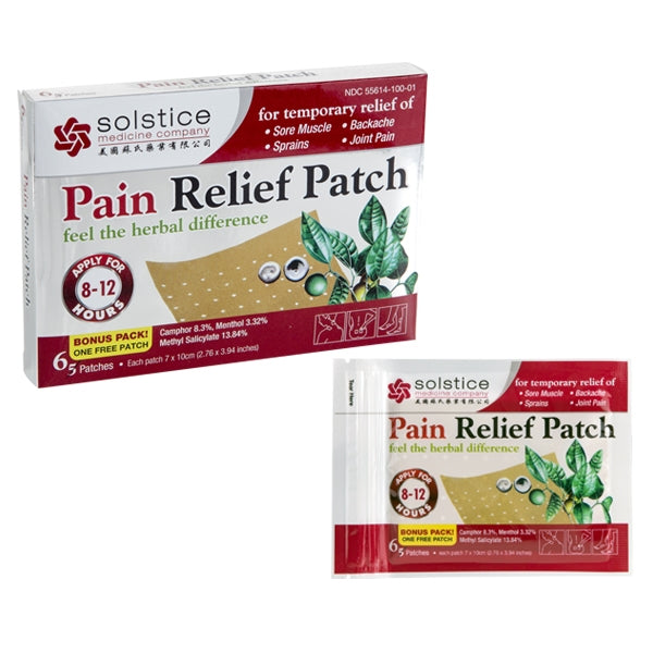 Solstice's Pain Relief Patch for Back Pain Relief : Solstice Medicine